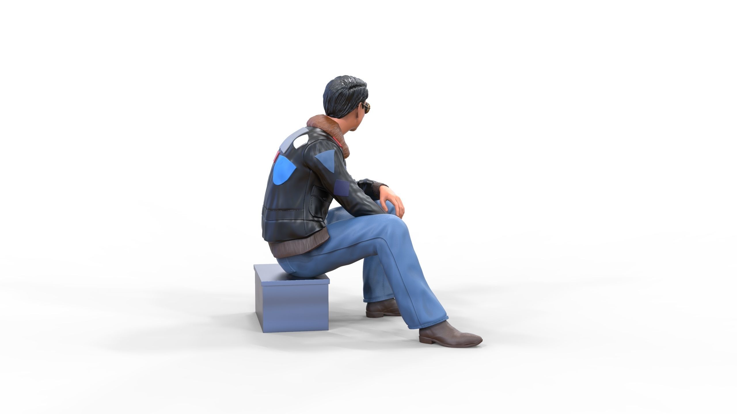 Tom Cruise Top Gun 3D model 3D printable | CGTrader