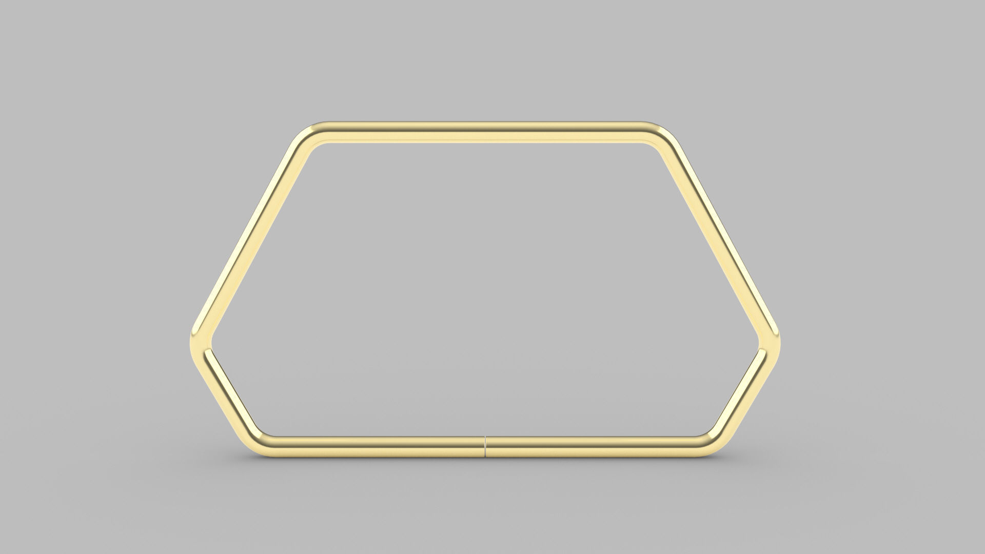 Gold Metal Frame Bag Handle 3D model 3D printable | CGTrader
