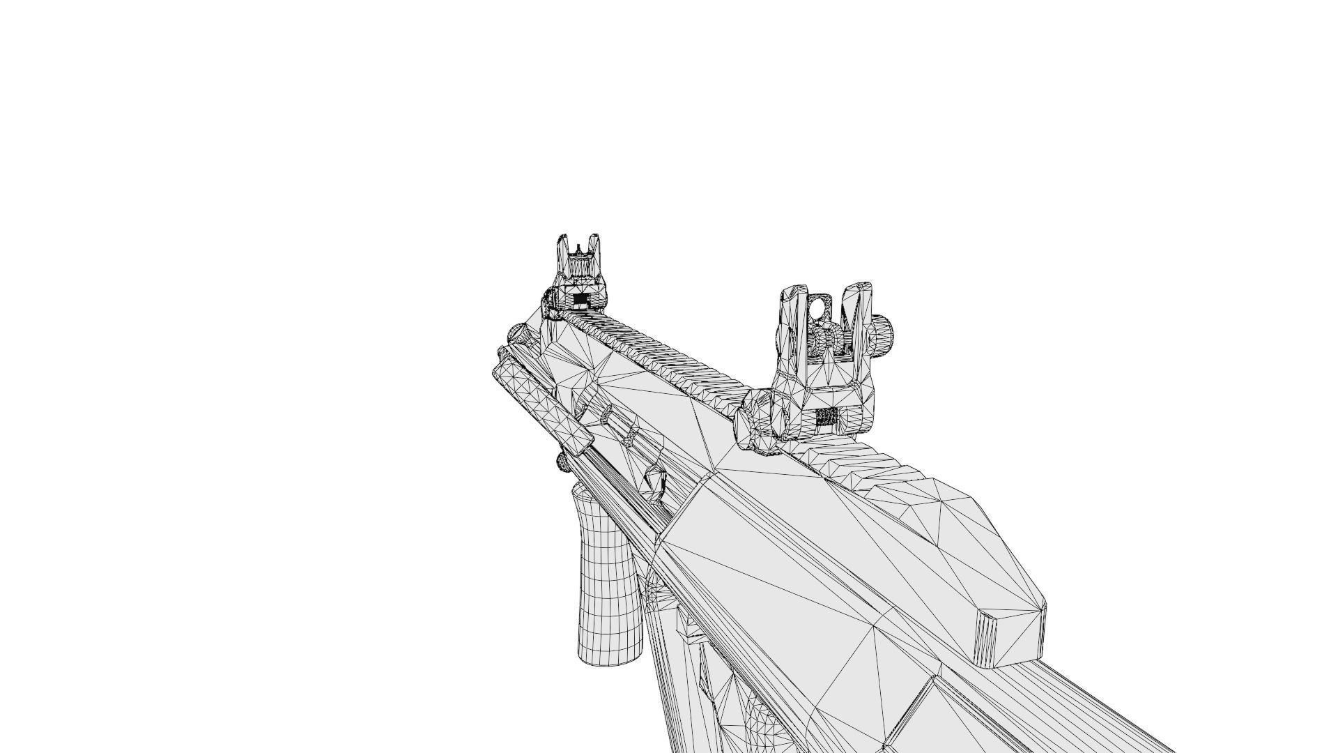 3D model Steyr AUG A3 CQC Kit VR / AR / low-poly | CGTrader