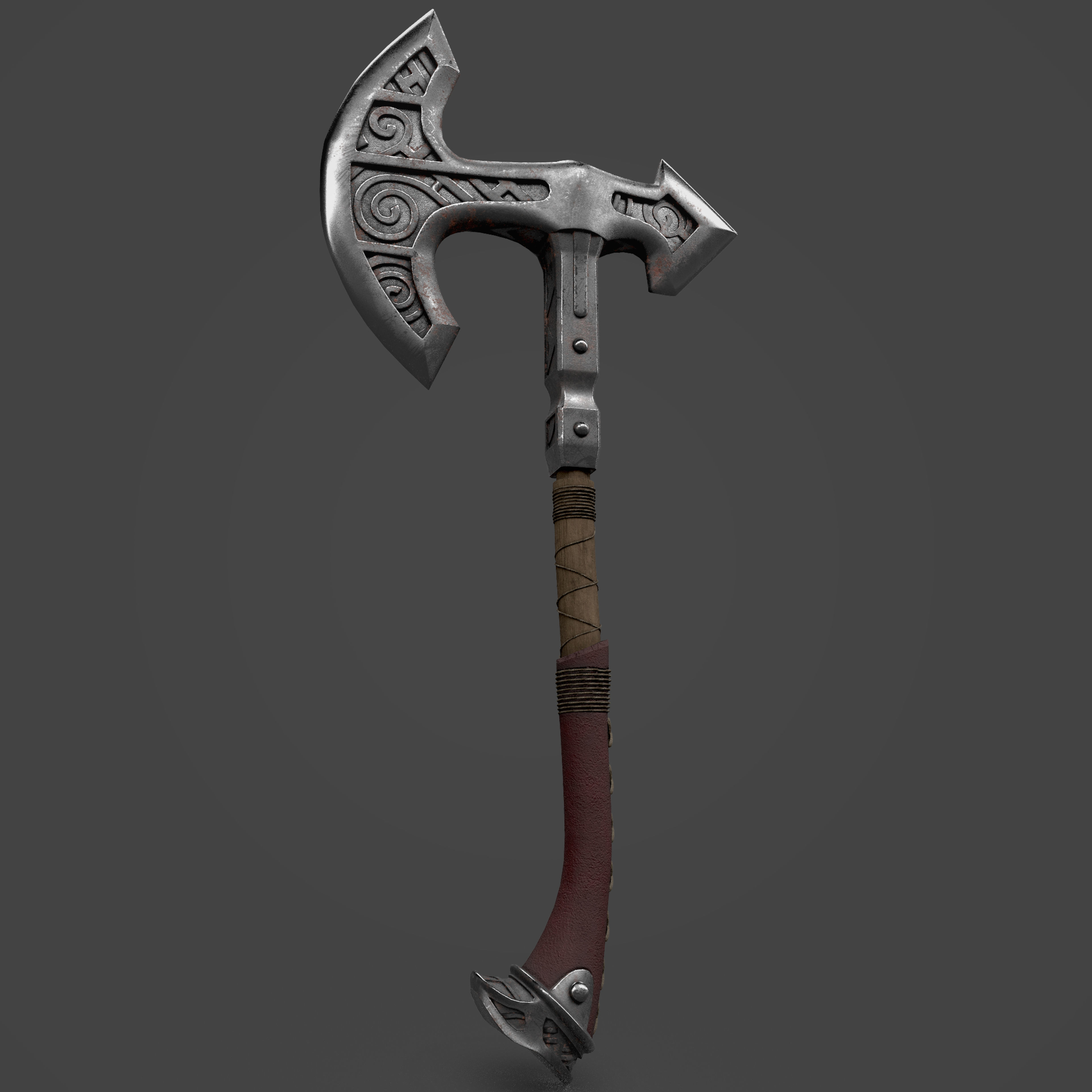 3D model Skyrim axe VR / AR / low-poly | CGTrader