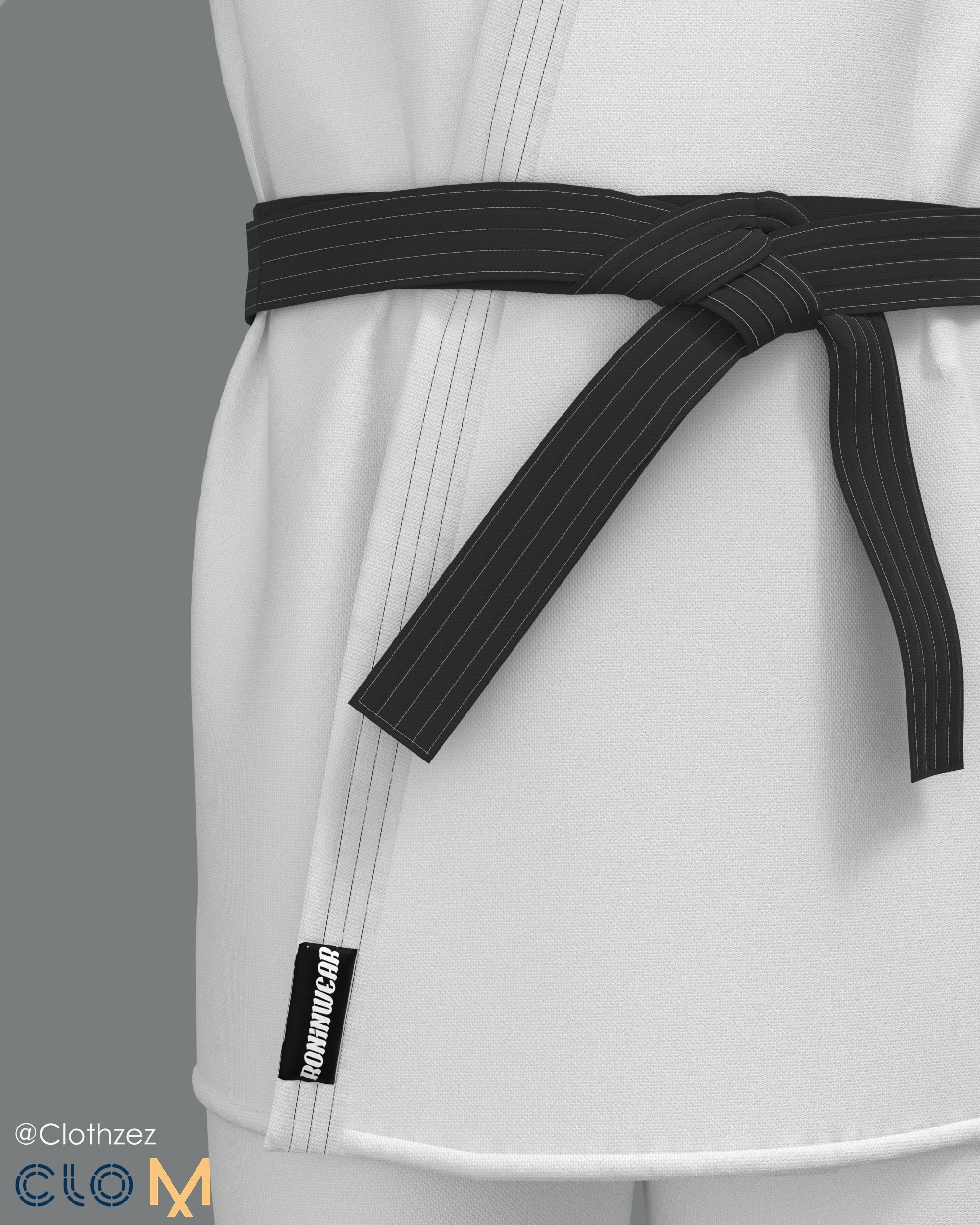 Karate Outfit 3D model | CGTrader