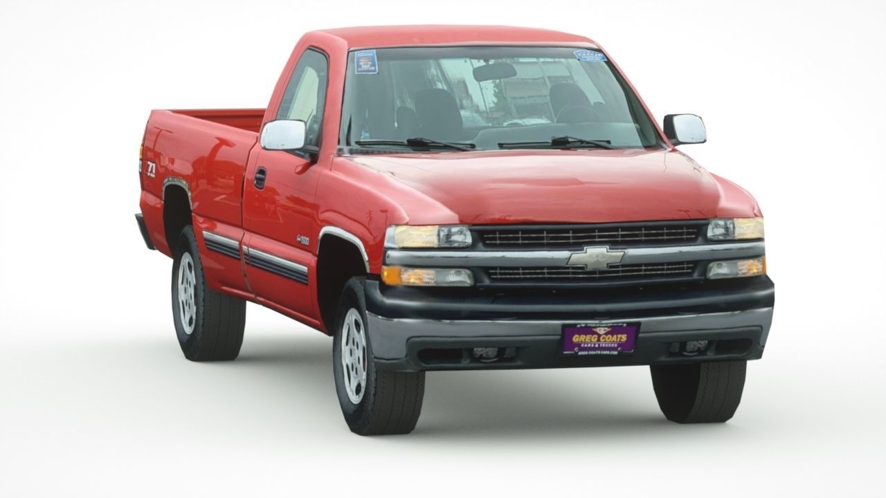 3D model Chevrolet Silverado 2000 VR / AR / low-poly | CGTrader