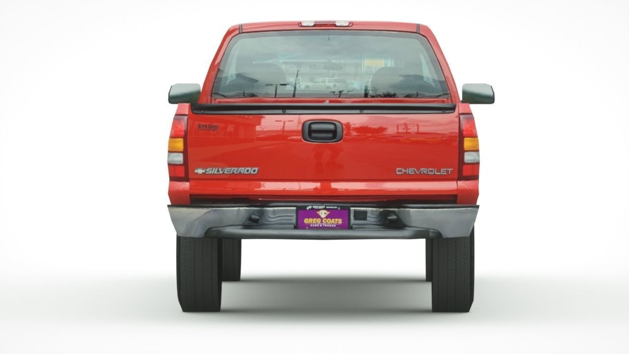 3D model Chevrolet Silverado 2000 VR / AR / low-poly | CGTrader
