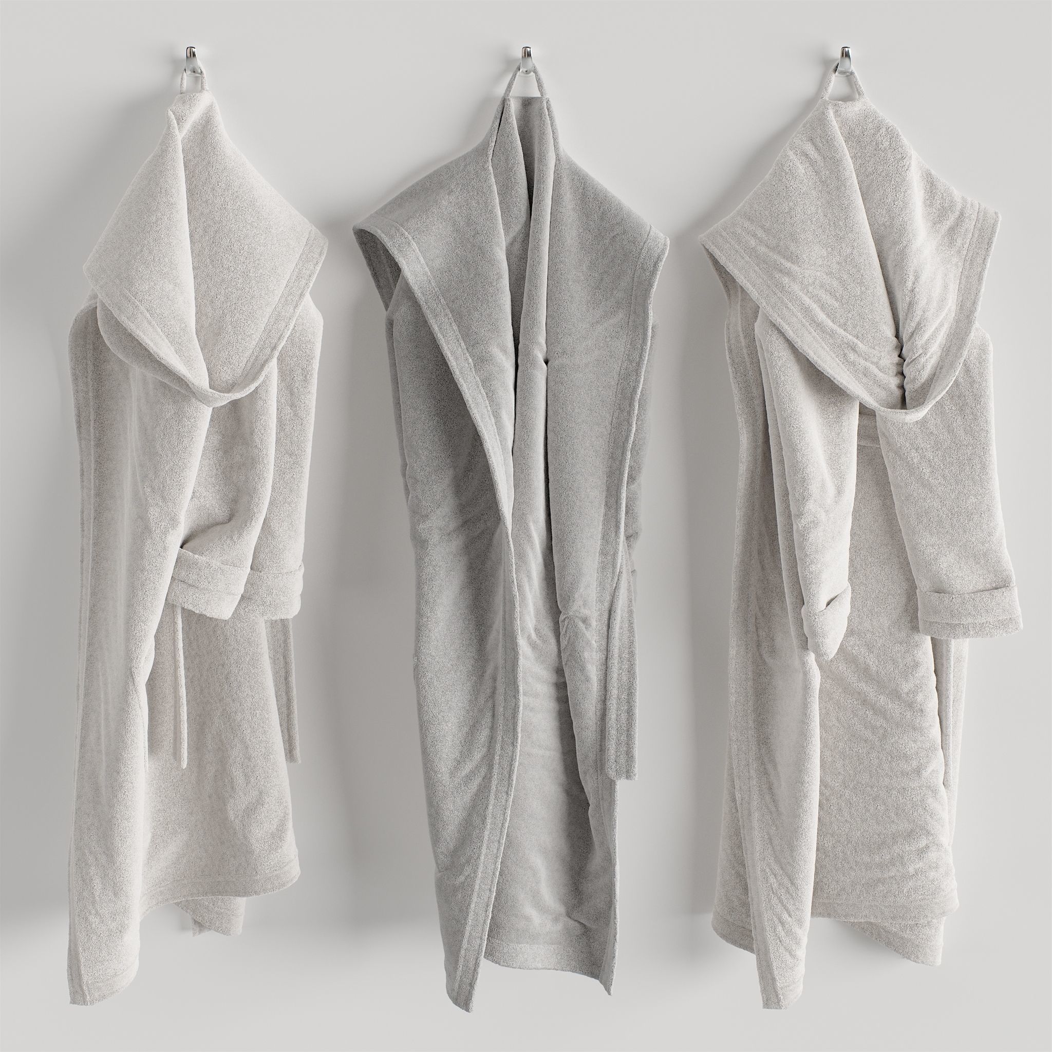 Bathrobe Hanging Set 01 3D model | CGTrader