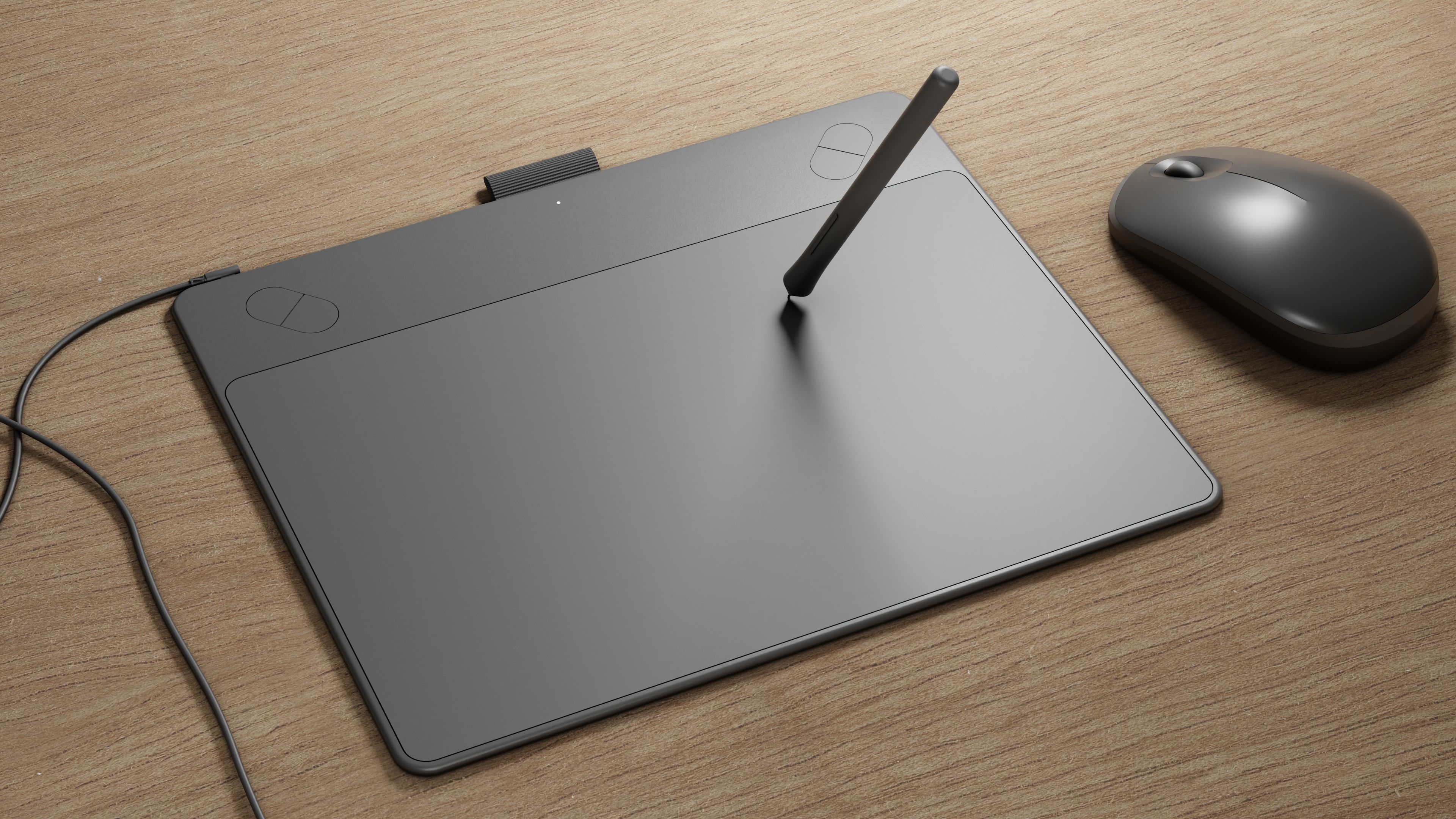 wacom tablet pbr free 3D model | CGTrader