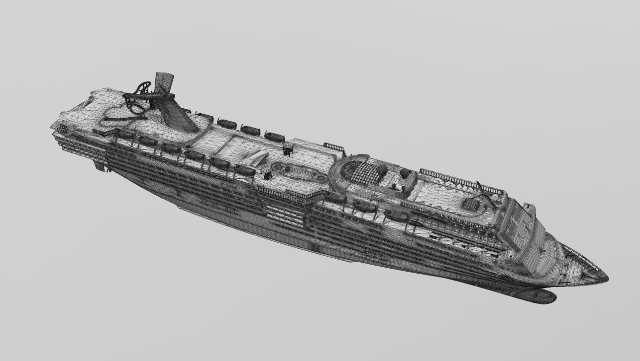 CARNIVAL SENSATION cruise ship 3d printable model 3D model 3D printable ...