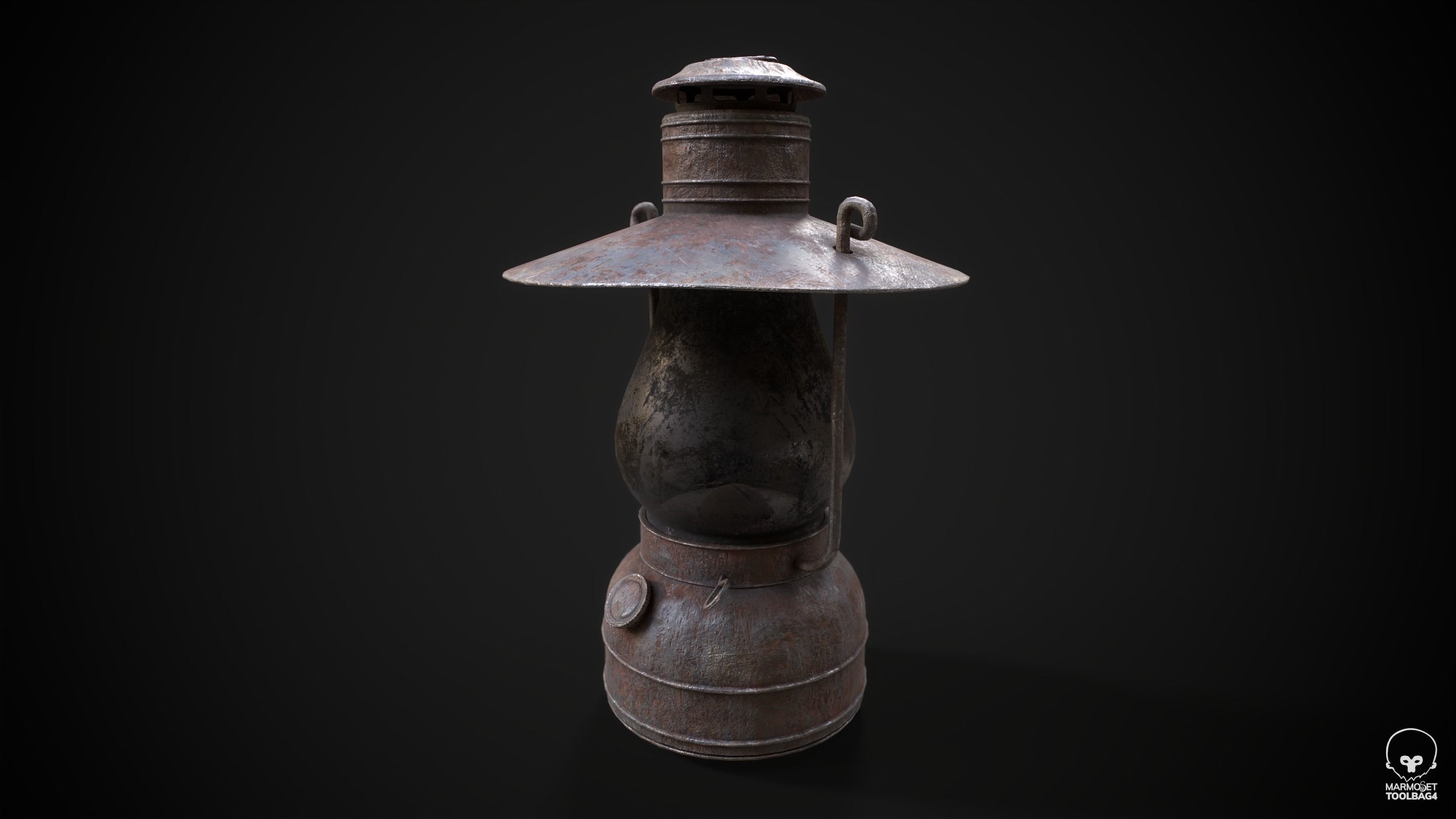3D model PBR Rusted Lantern A VR / AR / low-poly | CGTrader