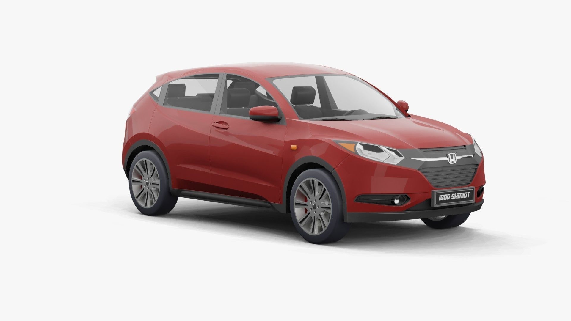 3D model Honda HRV 2016 lowpoly VR / AR / low-poly | CGTrader