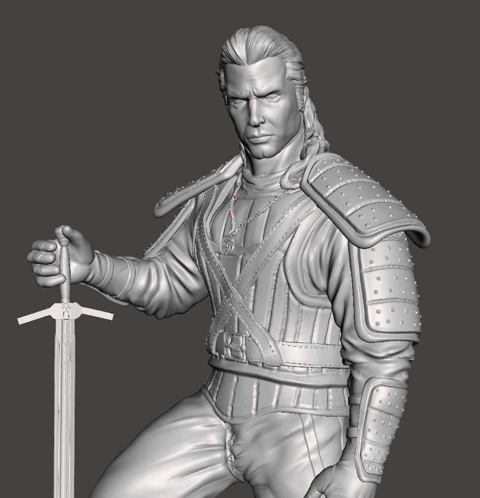 Henry Cavill Adaption The Witcher 3 Model 3D model 3D printable | CGTrader
