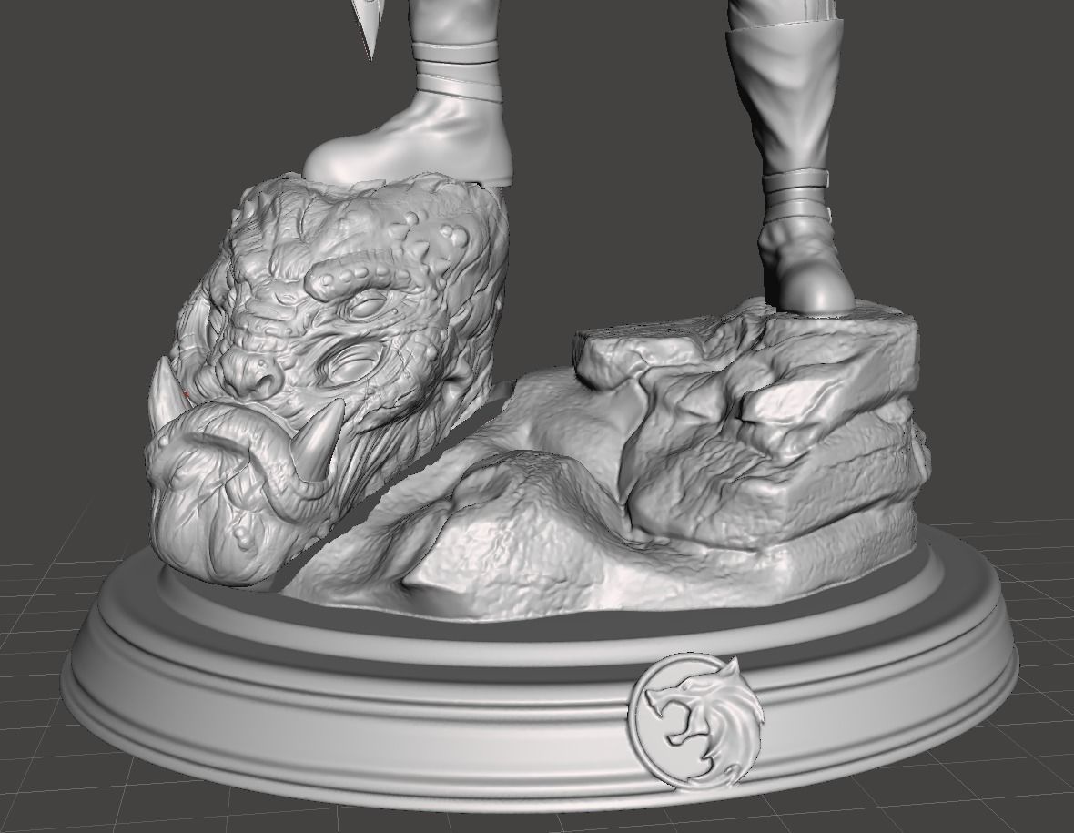 Henry Cavill Adaption The Witcher 3 Model 3D model 3D printable | CGTrader