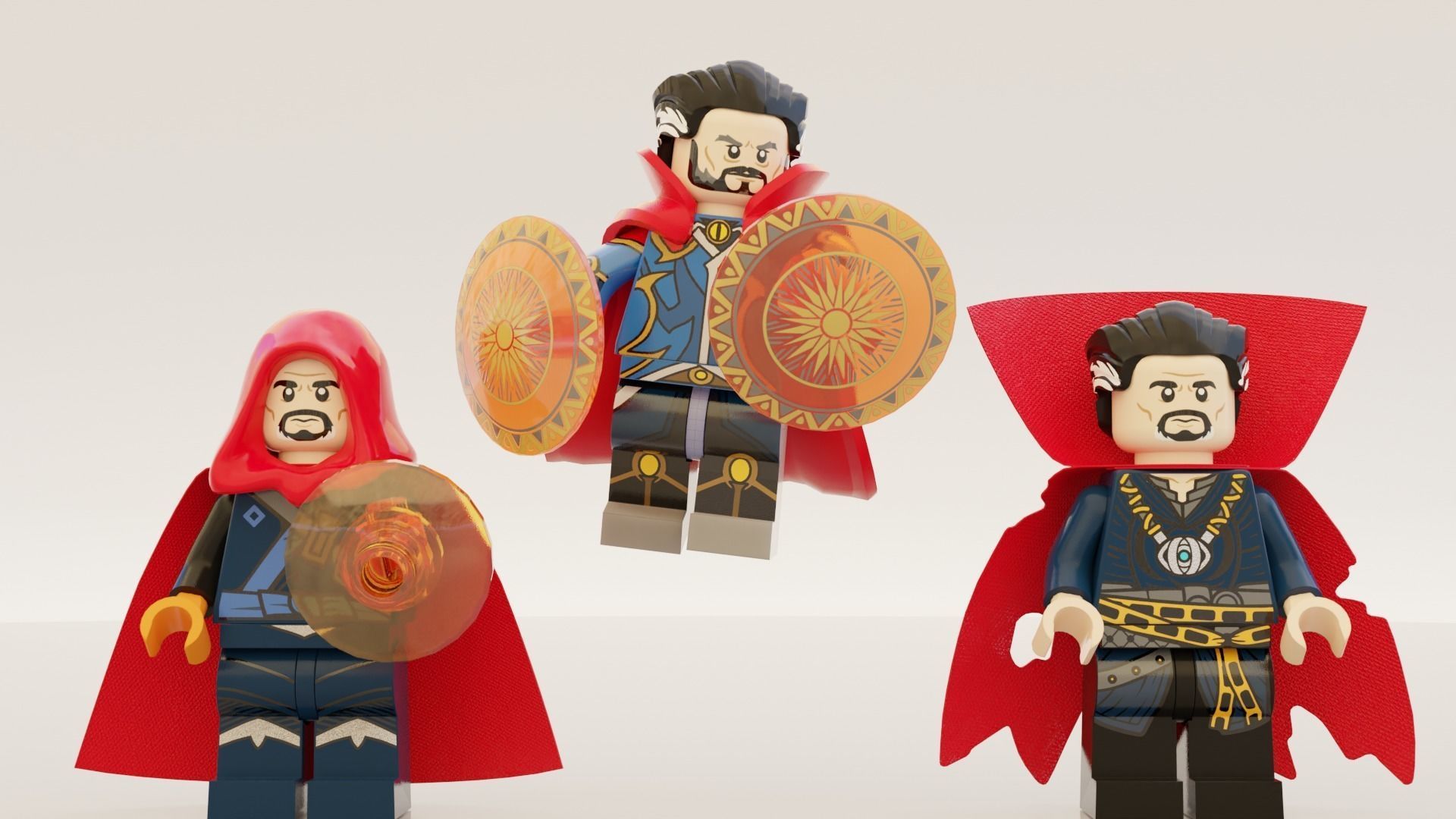 Lego Doctor Strange mini pack 3D model | CGTrader