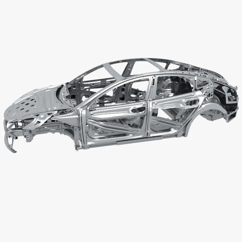 Car frame 3D model | CGTrader