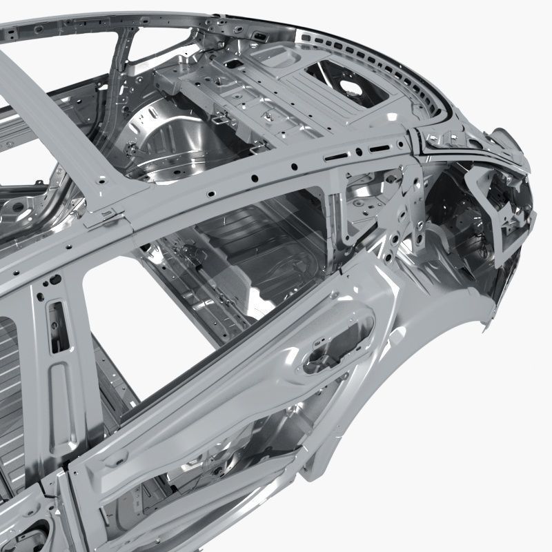 Car frame 3D model | CGTrader