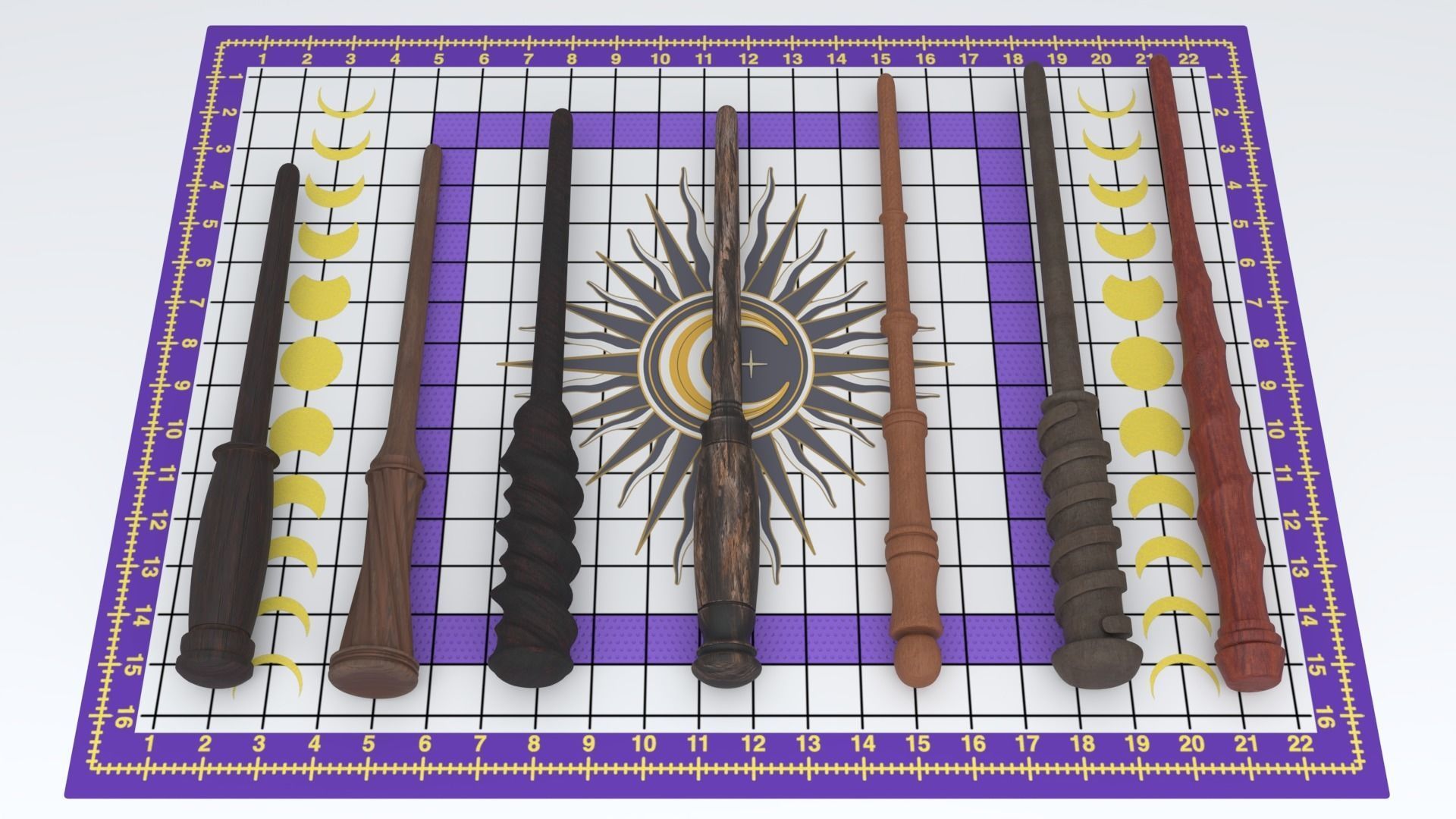 Magical Wands 3D model | CGTrader