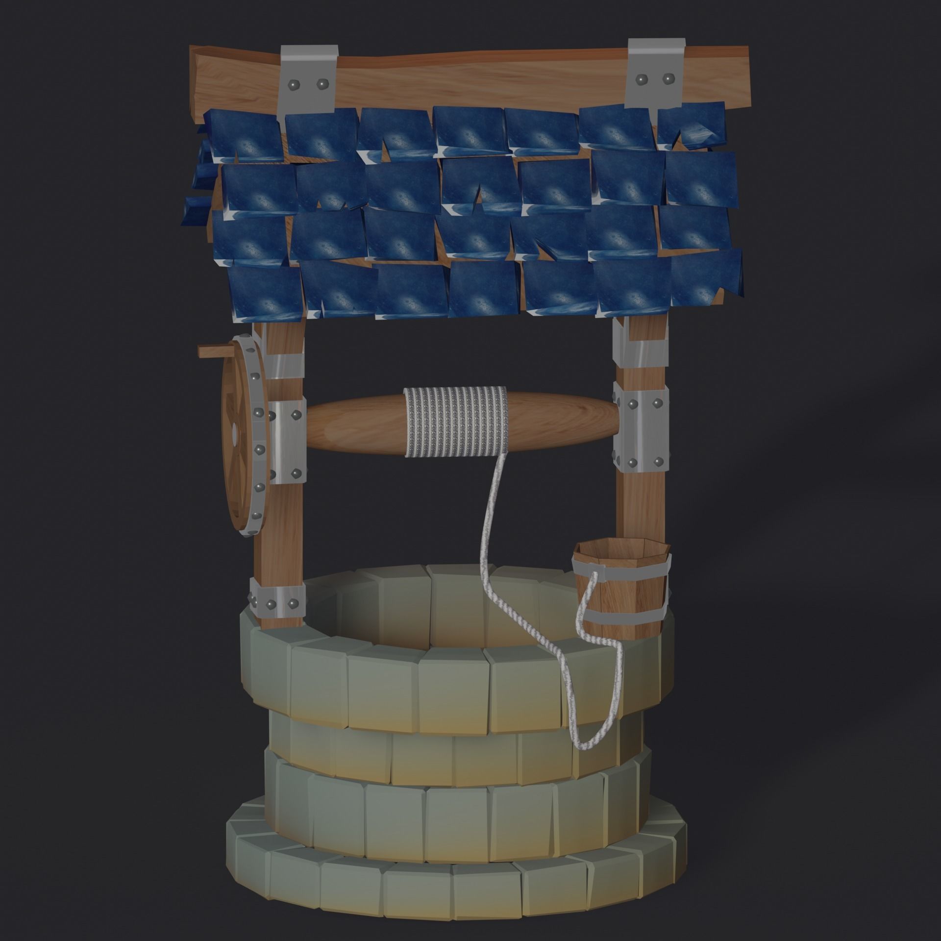 A beautiful well 3D model | CGTrader