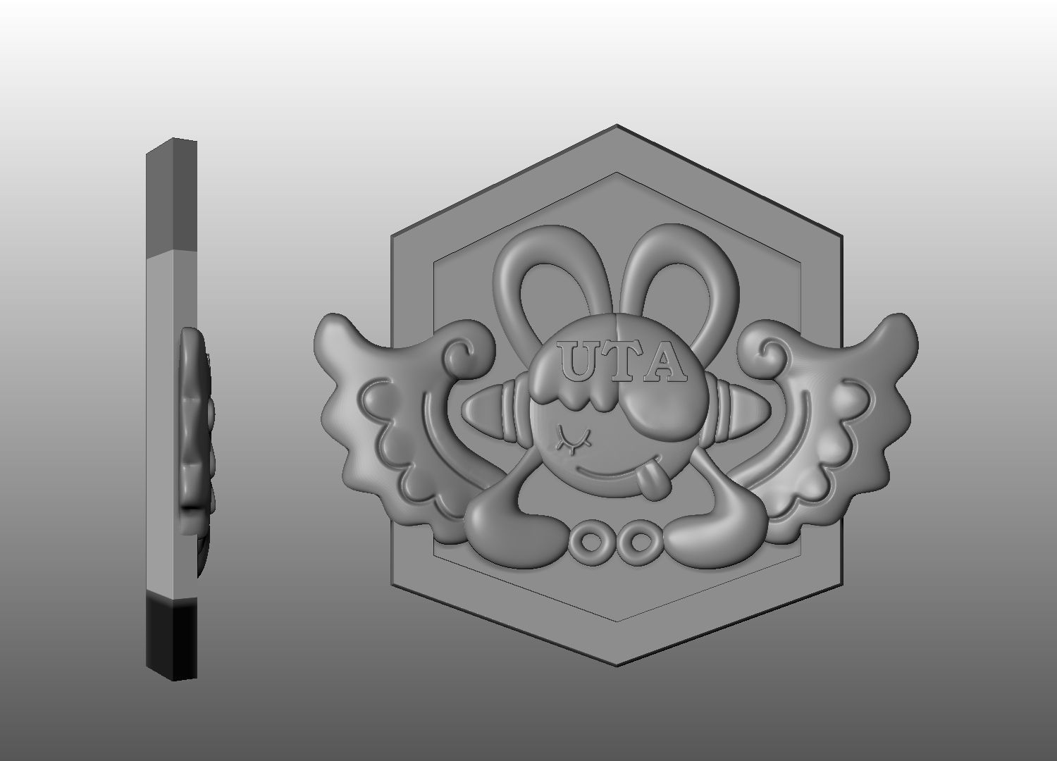 One Piece Uta Logo 3D model 3D printable | CGTrader