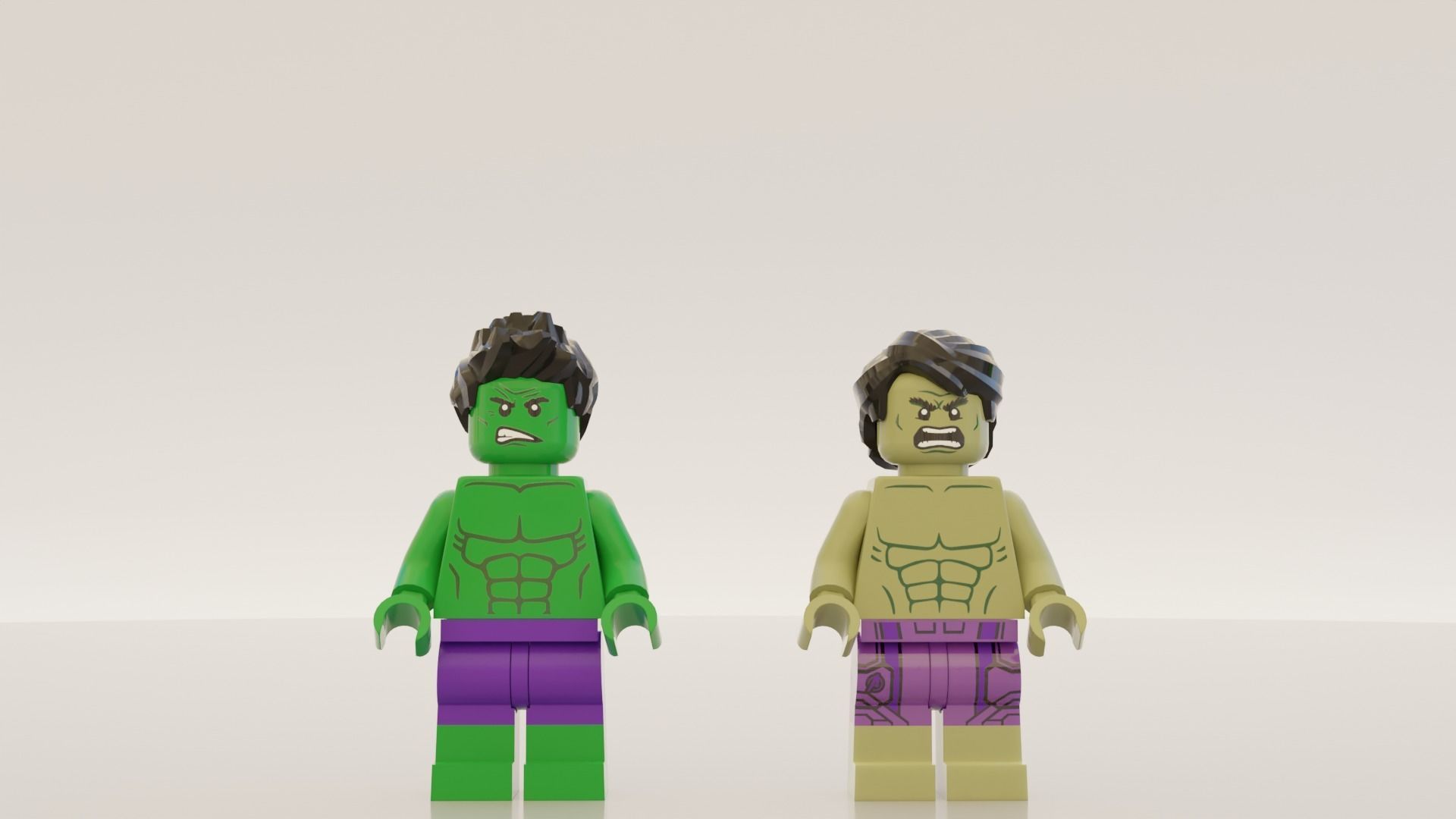 Lego Hulk mini pack 3D model | CGTrader