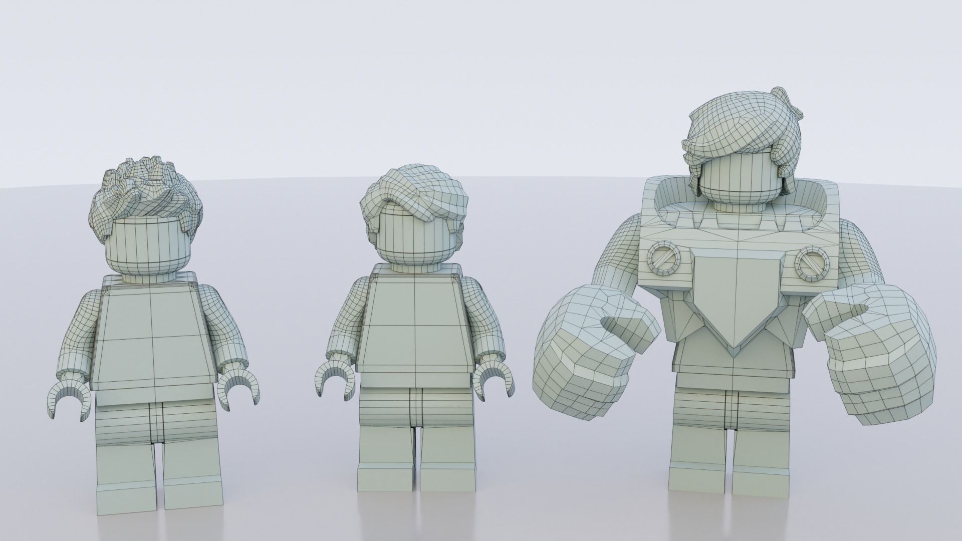 Lego Hulk mini pack 3D model | CGTrader
