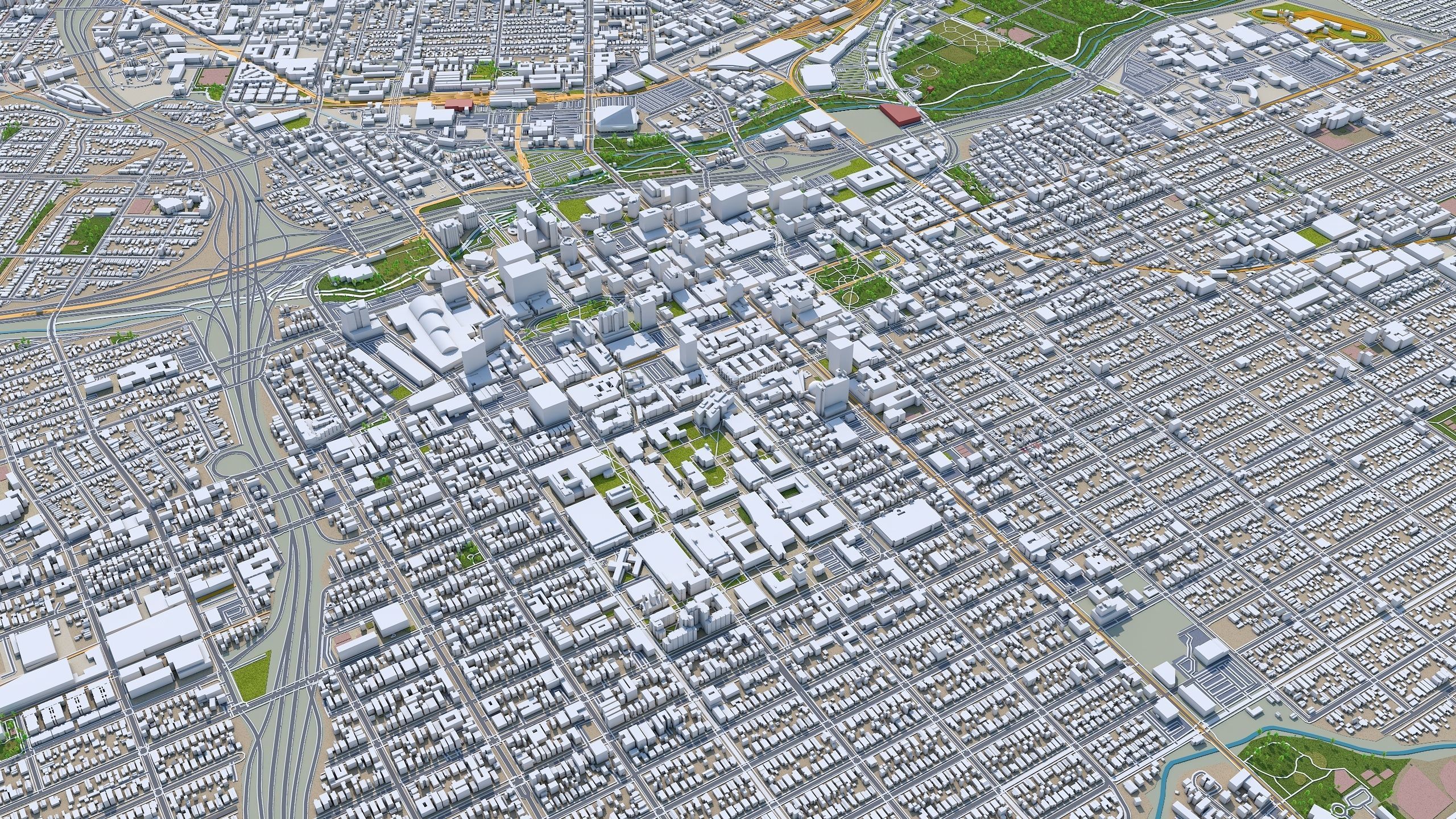 3D model San Jose Downtown California USA VR / AR / low-poly | CGTrader