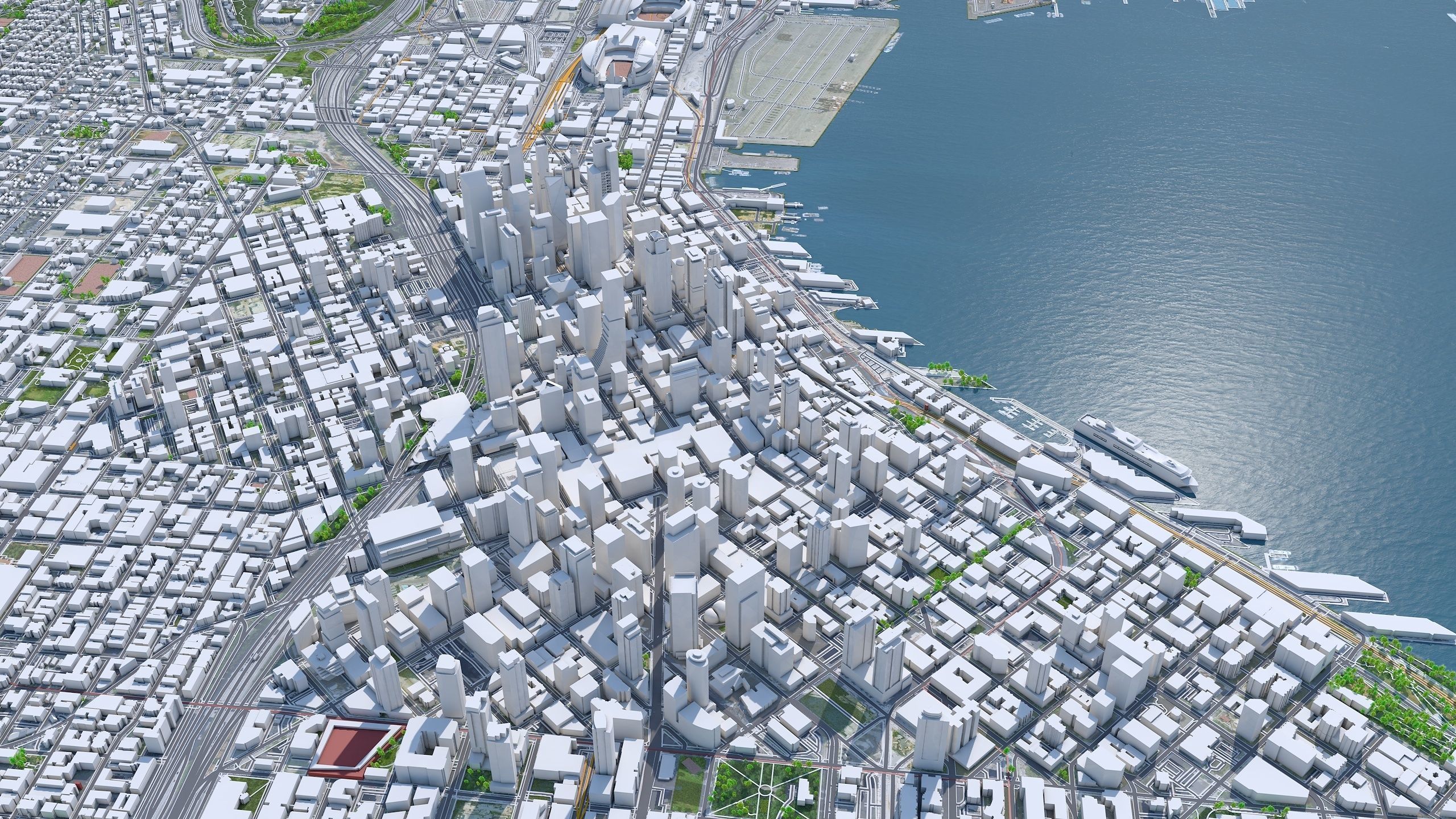 3D model Seattle Downtown Washington USA VR / AR / low-poly | CGTrader