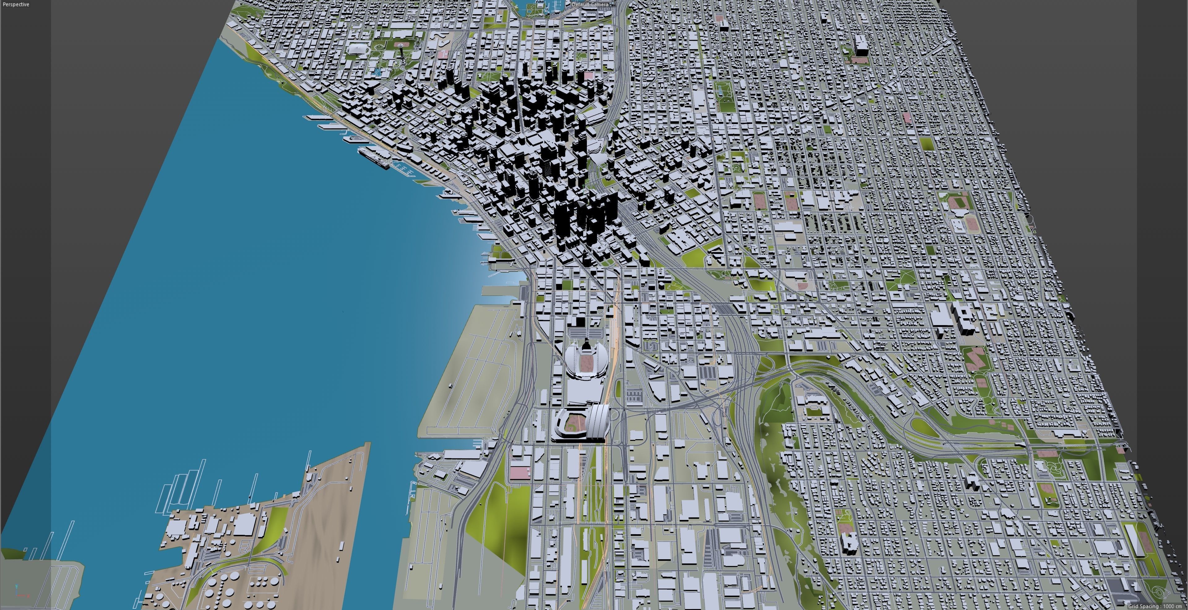 3D model Seattle Downtown Washington USA VR / AR / low-poly | CGTrader