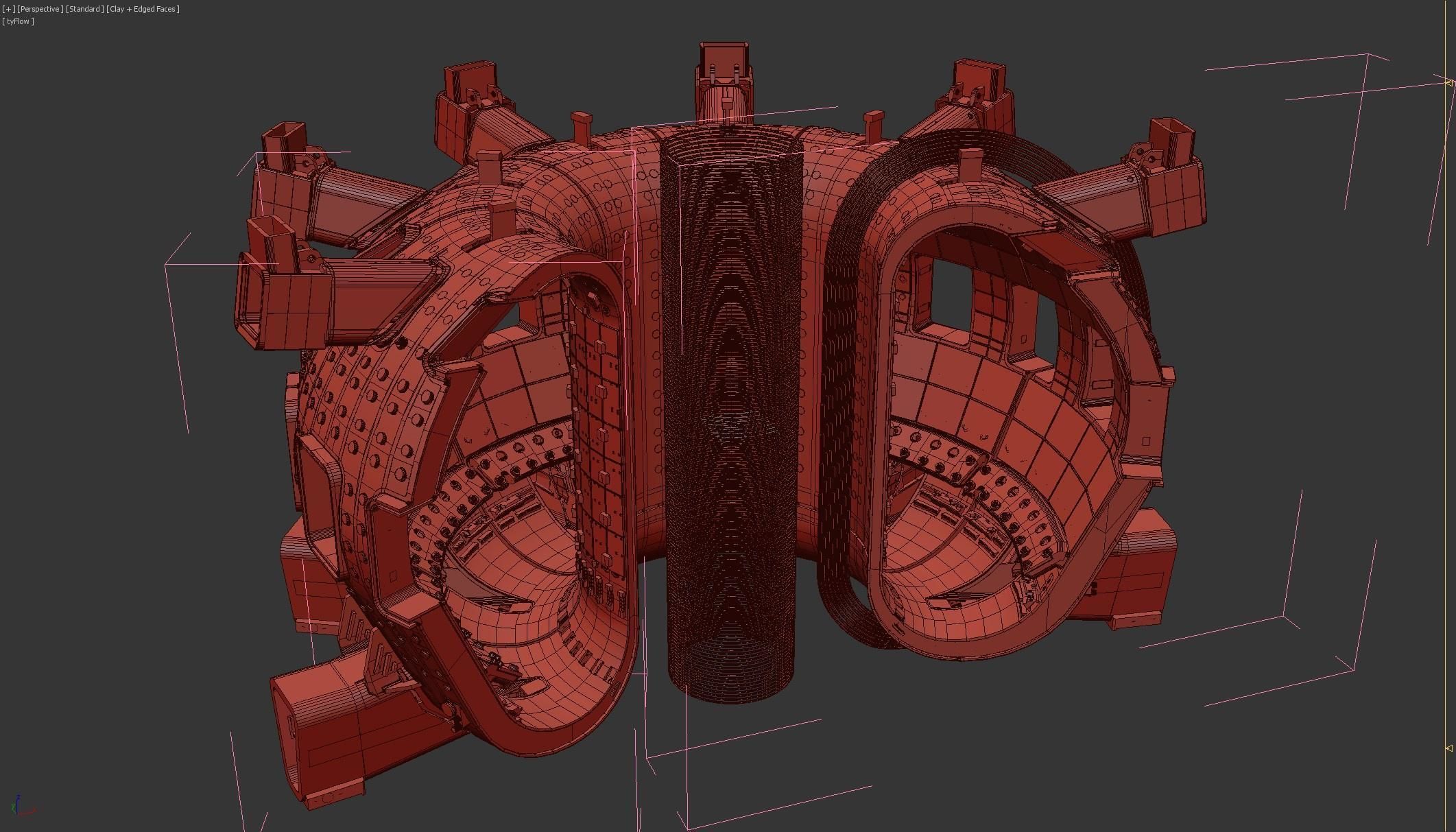 ITER thermonuclear reactor 3D model animated | CGTrader