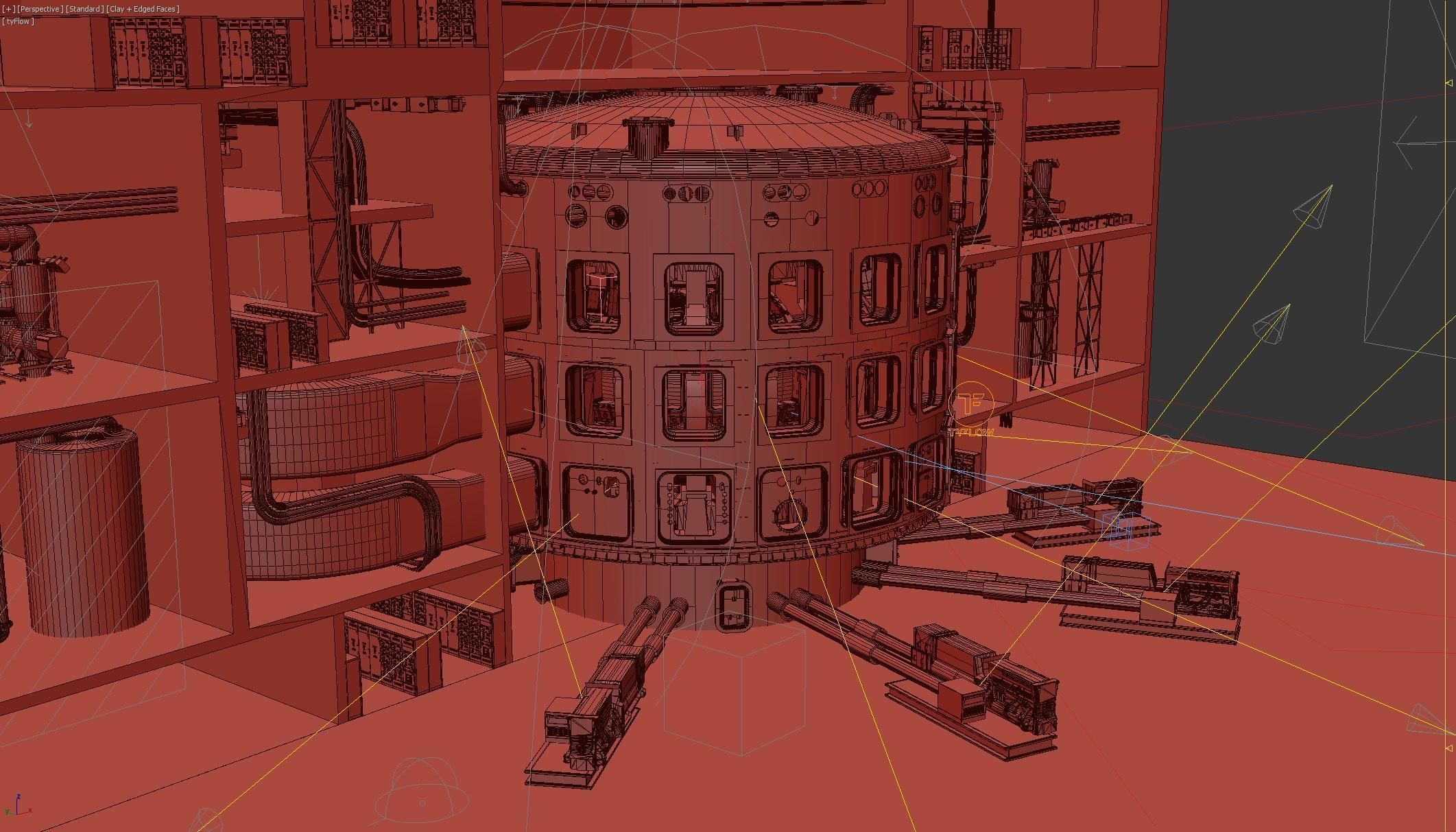 ITER thermonuclear reactor 3D model animated | CGTrader