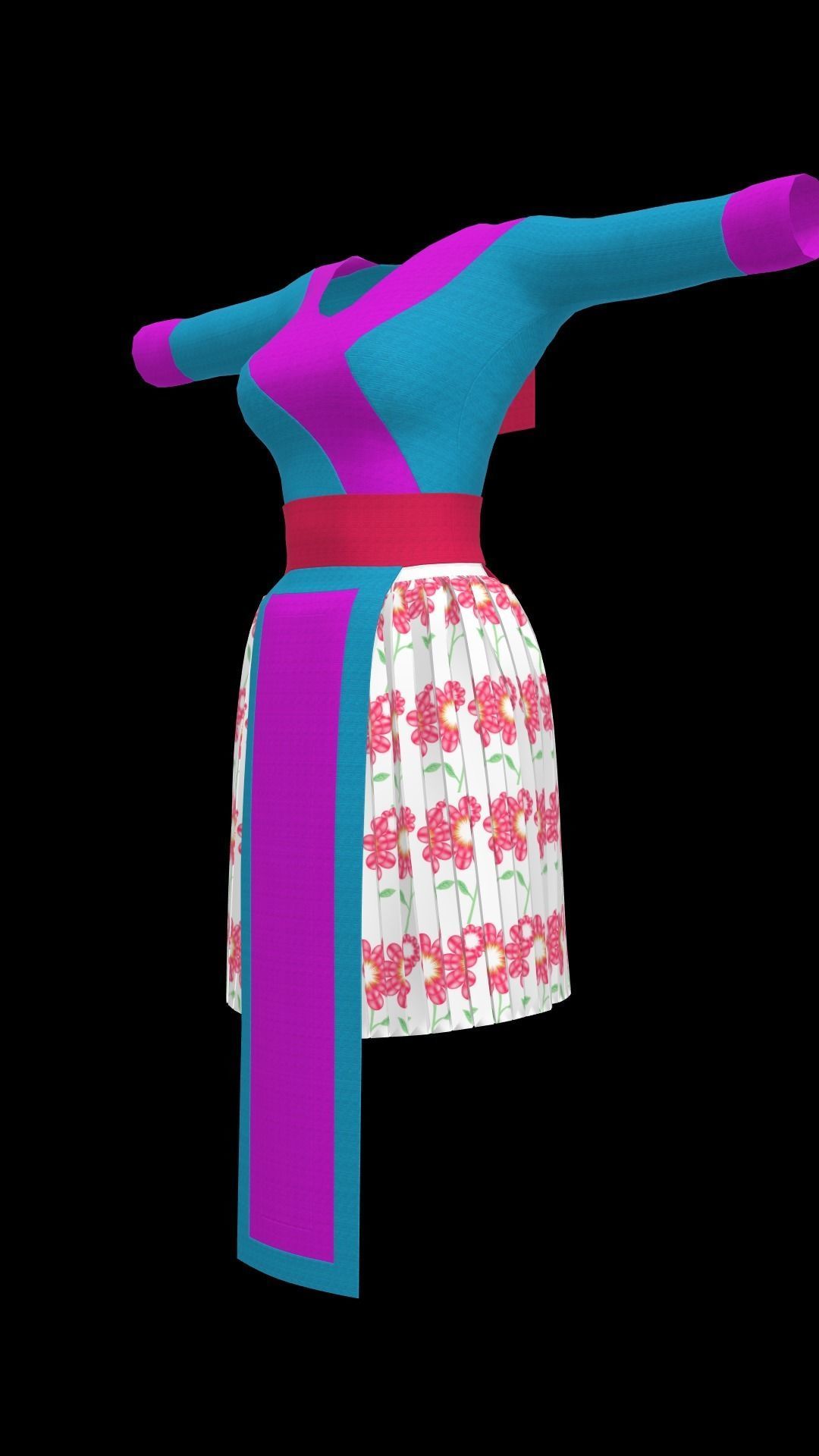 Clothes design for cartoon 3D 3D model | CGTrader