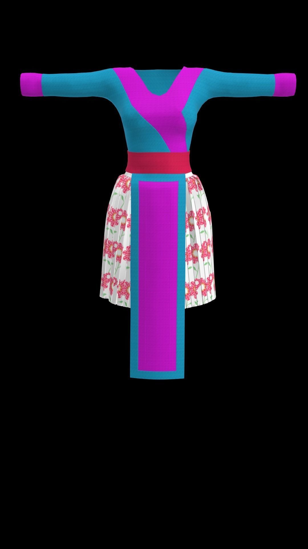 Clothes design for cartoon 3D 3D model | CGTrader