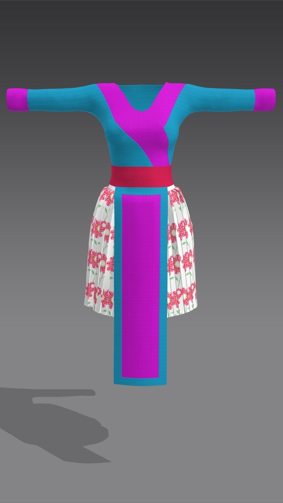 Clothes design for cartoon 3D 3D model | CGTrader