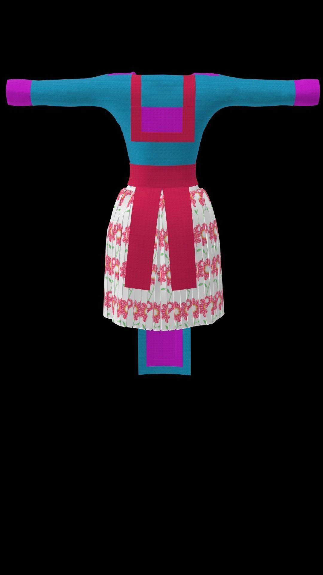 Clothes design for cartoon 3D 3D model | CGTrader