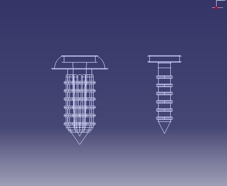 Push Retainer Blind Rivet 3D model 3D printable | CGTrader