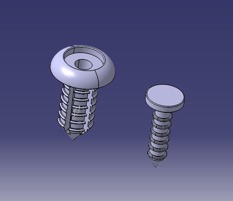 Push Retainer Blind Rivet 3D model 3D printable | CGTrader