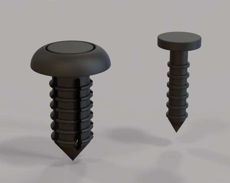 Push Retainer Blind Rivet 3D model 3D printable | CGTrader