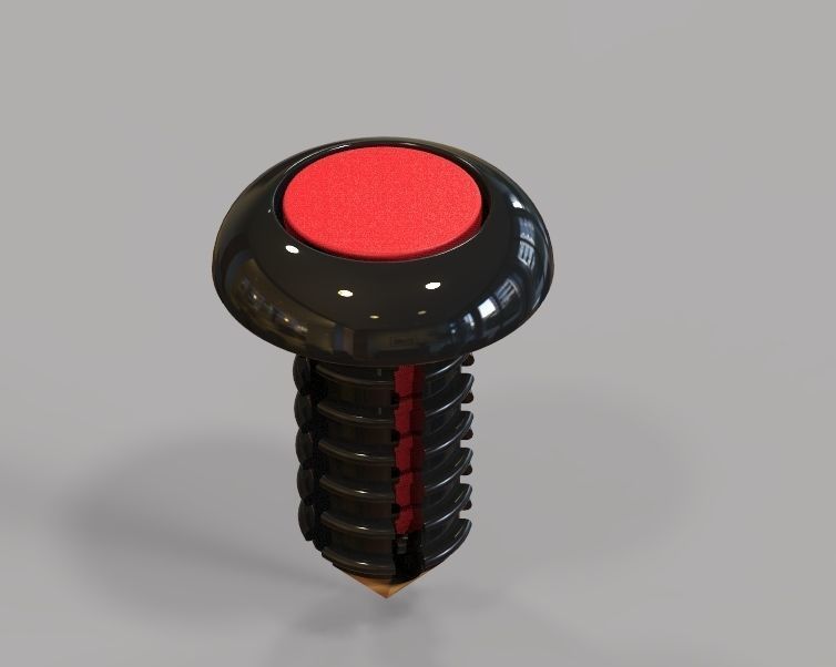 Push Retainer Blind Rivet 3D model 3D printable | CGTrader