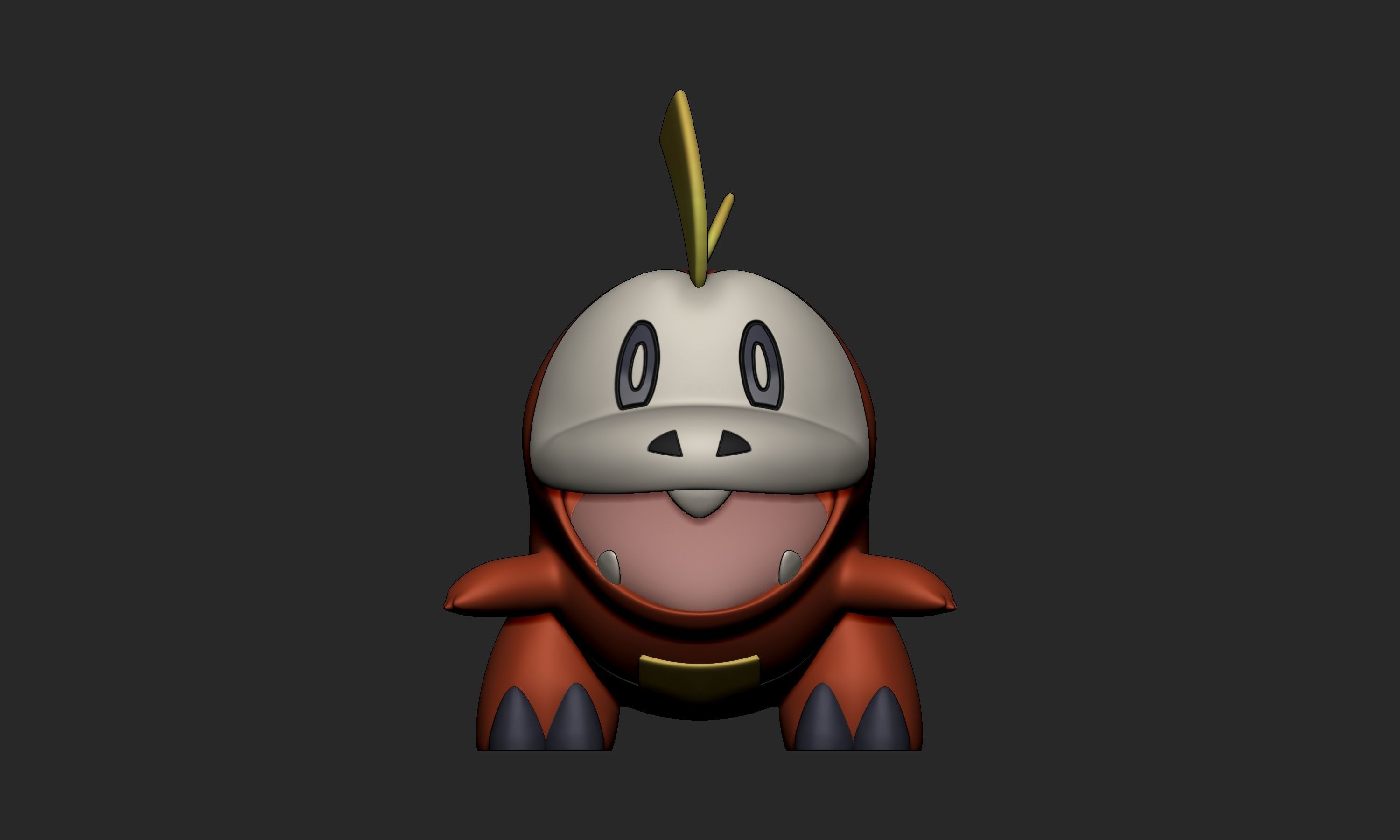 Pokemon - Fuecoco with 2 poses 3D model 3D printable | CGTrader