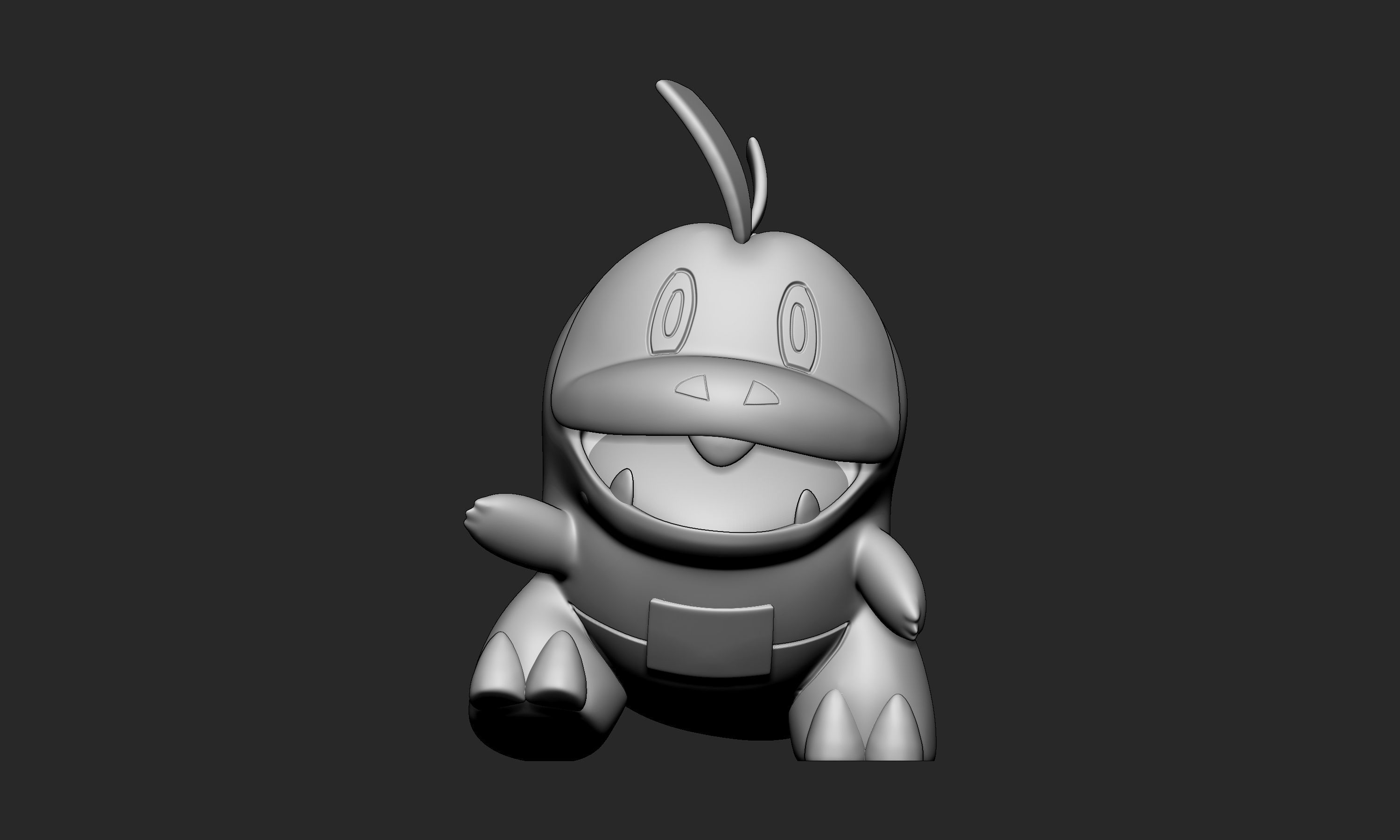 Pokemon - Fuecoco with 2 poses 3D model 3D printable | CGTrader