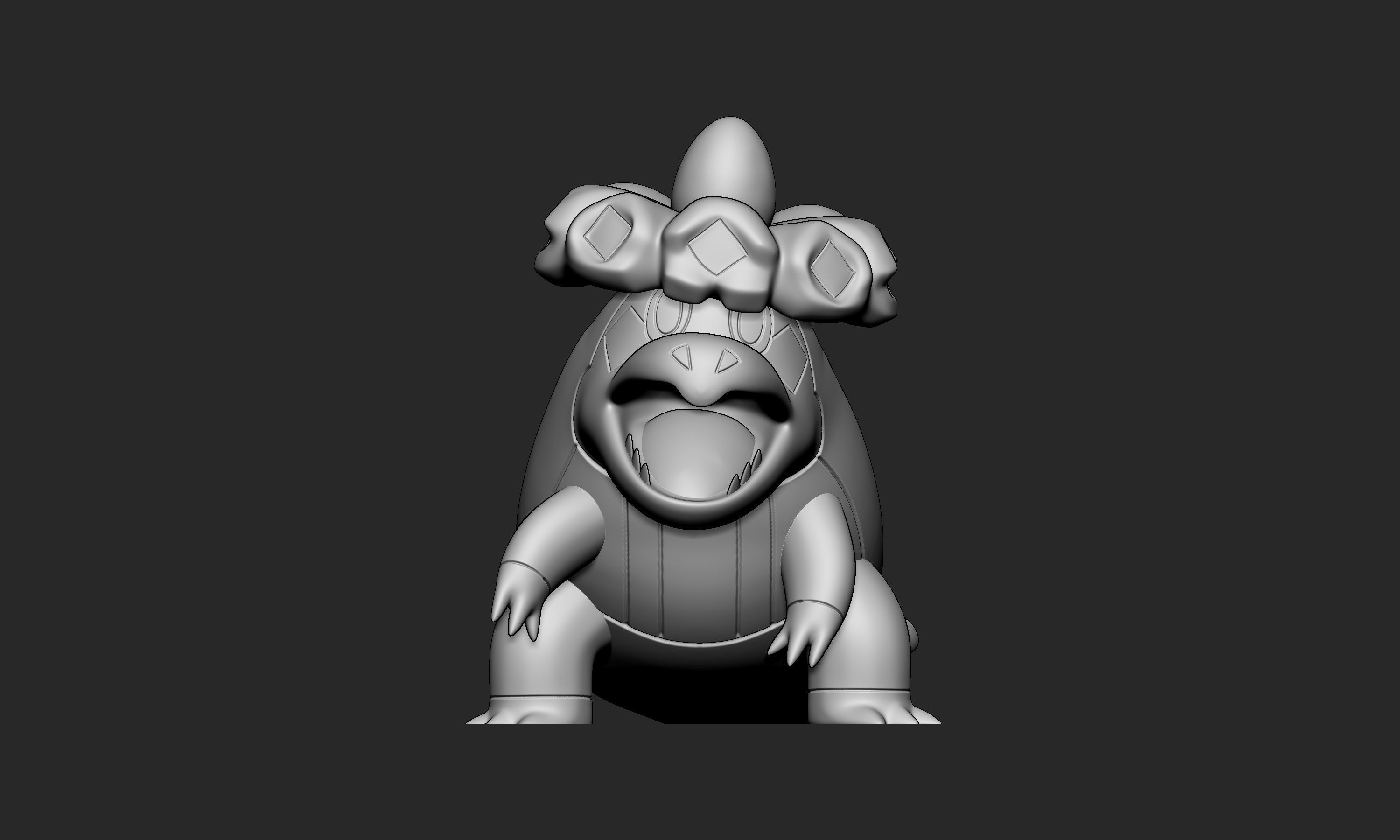 Pokemon - Crocalor with 2 poses 3D model 3D printable | CGTrader