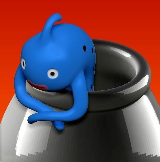 fish oracle dragon ball super 3D model 3D printable | CGTrader