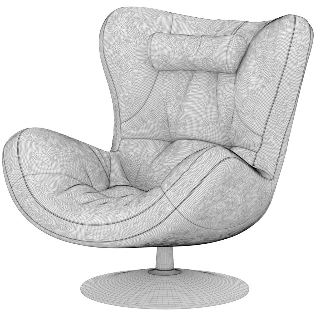 Sound armchair by Natuzzi Italia 3D model | CGTrader