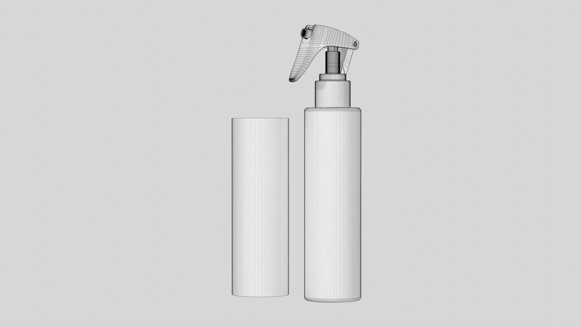 Trigger Spray Bottle 3D model | CGTrader