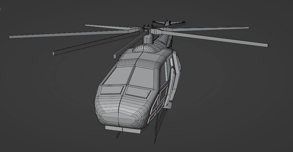 HELICOPTER plain 3D model animated | CGTrader