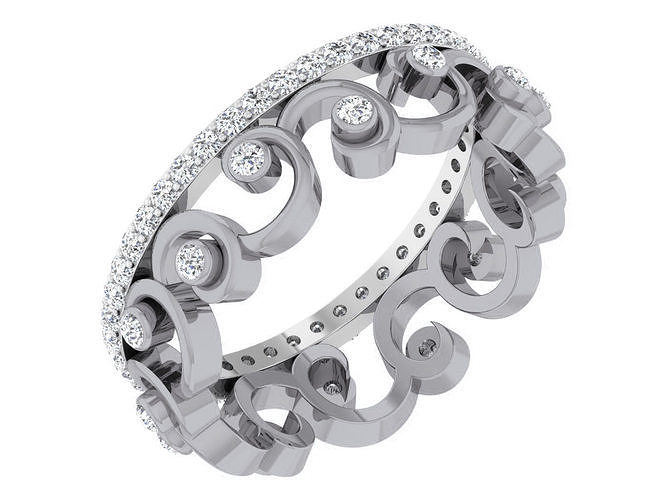 Band ring - 83 3D model 3D printable | CGTrader