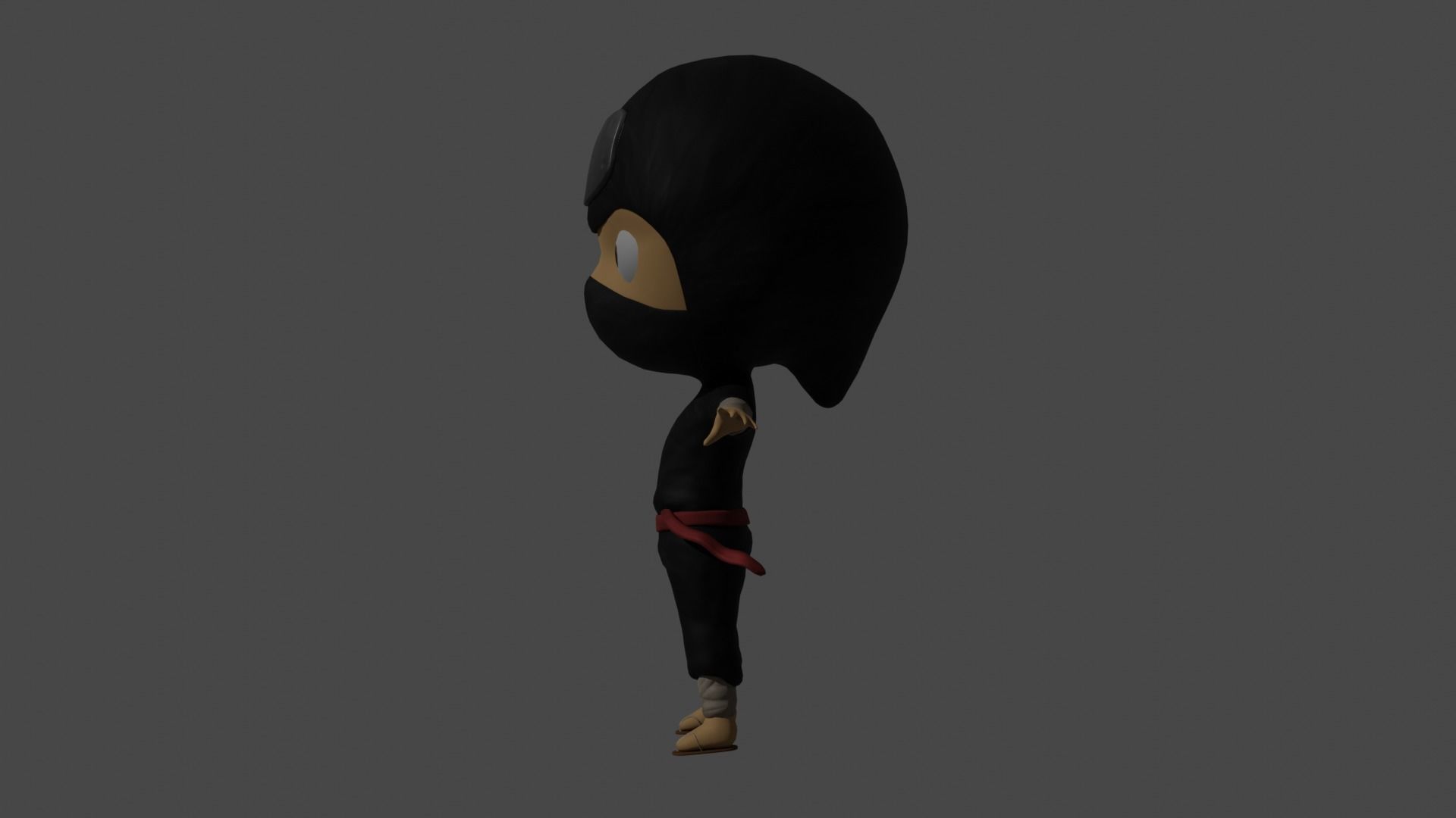 3D model Ninja Chibi VR / AR / low-poly | CGTrader