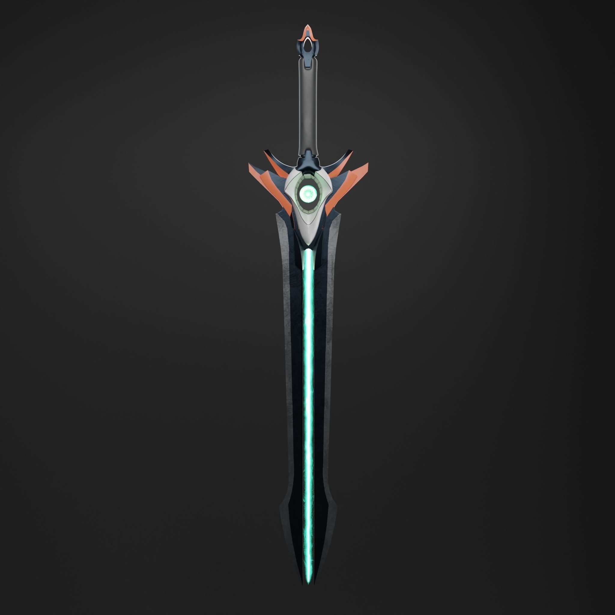 3D model Magic Futuristic Sword VR / AR / low-poly | CGTrader
