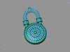 Lock Pendant Diamond Stone Pendants 3DM and STL files details 3D model ...