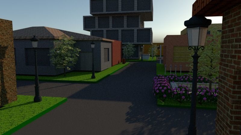 3D model Small City map VR / AR / low-poly | CGTrader