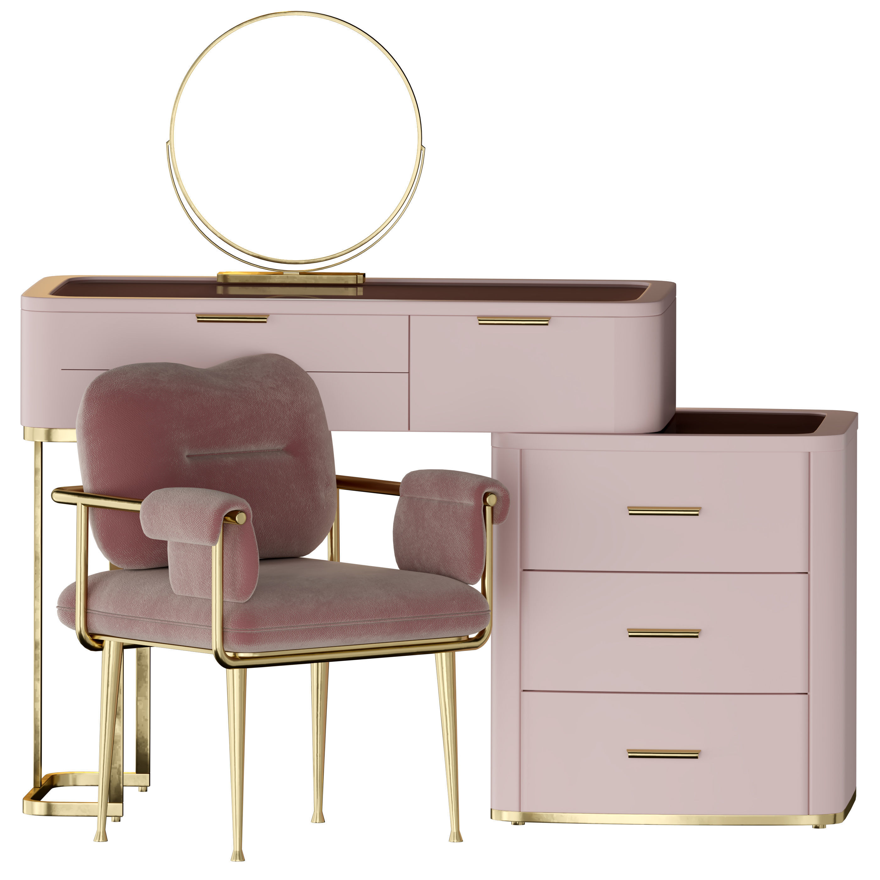 DOROTHY Modern Vanity Set 3D model | CGTrader