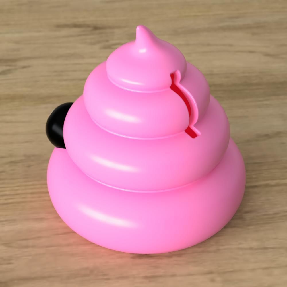 Kawaii poop 3D model 3D printable | CGTrader