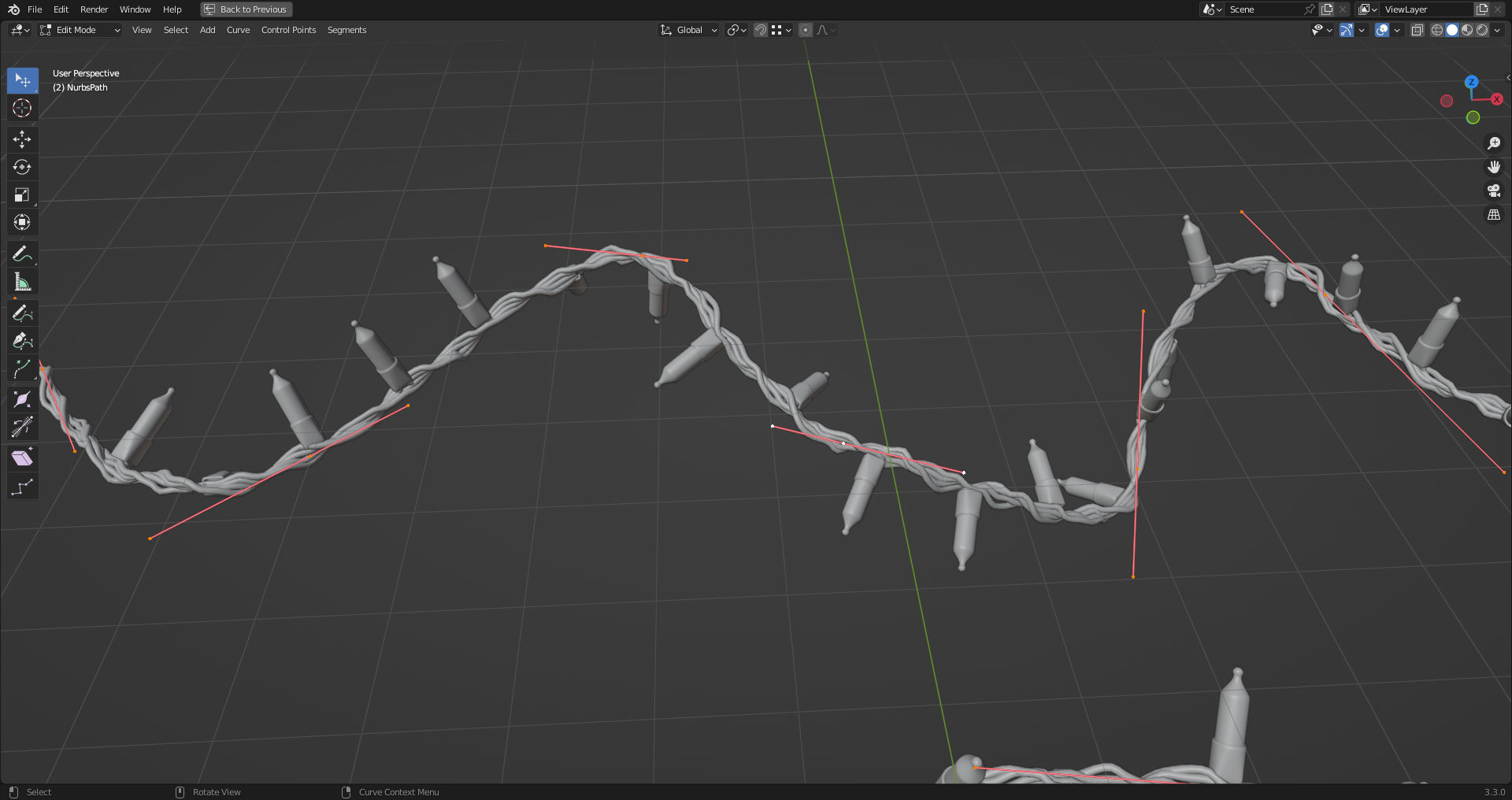 Christmas Tree Fairy Lights Generator for Blender 3D model | CGTrader
